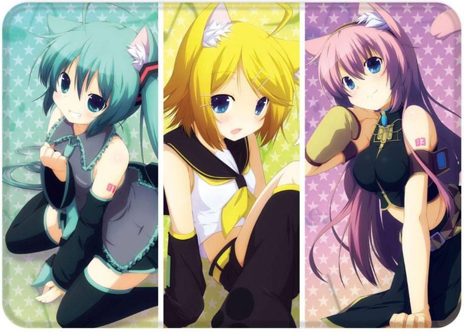 Mousepad Hatsune Miku Carpet Hatsune Miku, Kagamine Rin & Megurine Luka ...