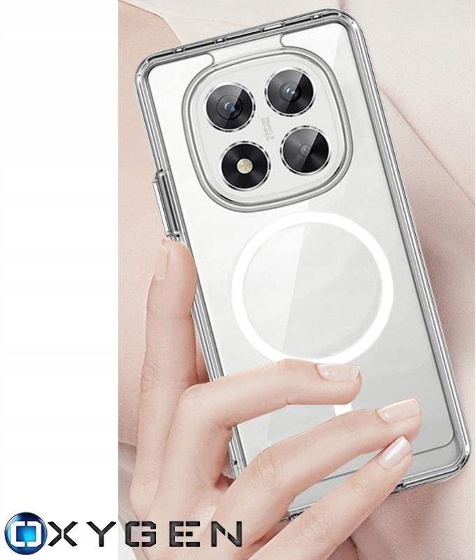 Oxygen Mocne Etui Case Pure Magsafe Do Xiaomi Poco M8 Pro 5G , +Szkło X ...