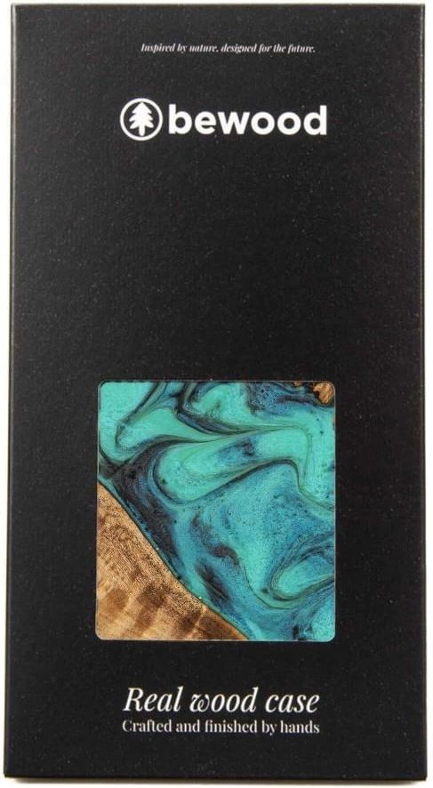 Bewood Etui Unique Turquoise Z Drewna I Żywicy Na Iphone 15 Plus ...