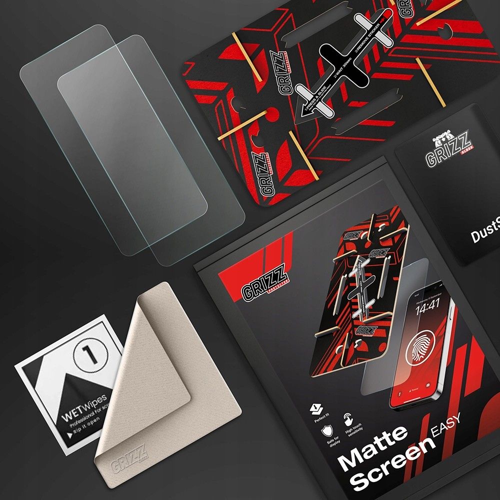 Folia Ochronna Grizz Do Iphone 17 Pro, Na Wyświetlacz, Dopasowana ...