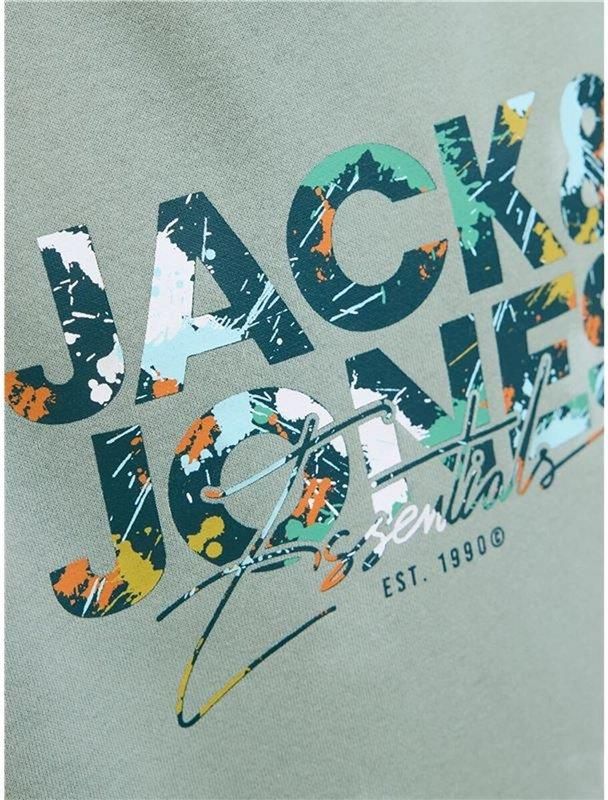 Children’s sweatshirt without hood jack & jones jjgeplas crew neck blue ...