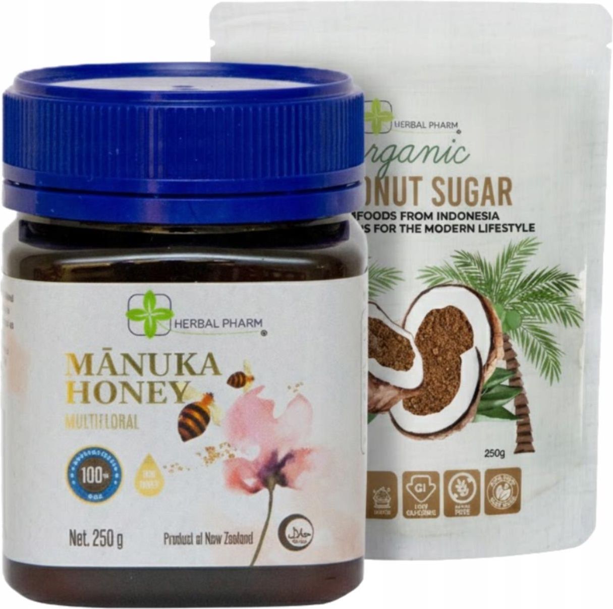 Herbal Pharm Miód Manuka Mgo 100+ Na Odporność Z Nowej Zelandii Słoik ...