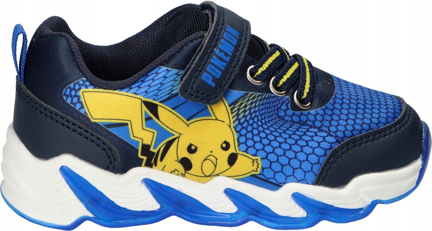 Pokemon Pikachu PO3455 Oryginalne Buty Sportowe Dziecięce Świecący Spód ...
