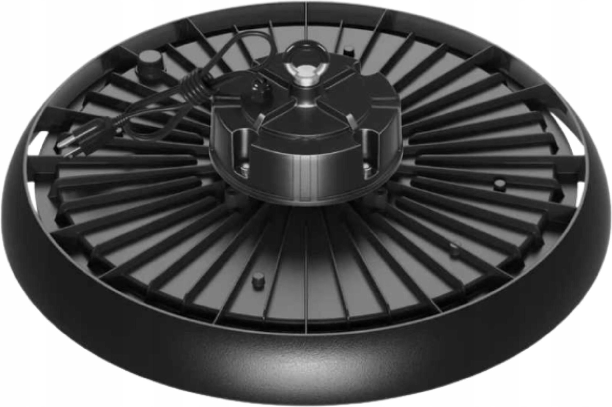 APPTECH Lampa Przemysłowa LED High Bay UFO 300W czarna 1-punktowa ...