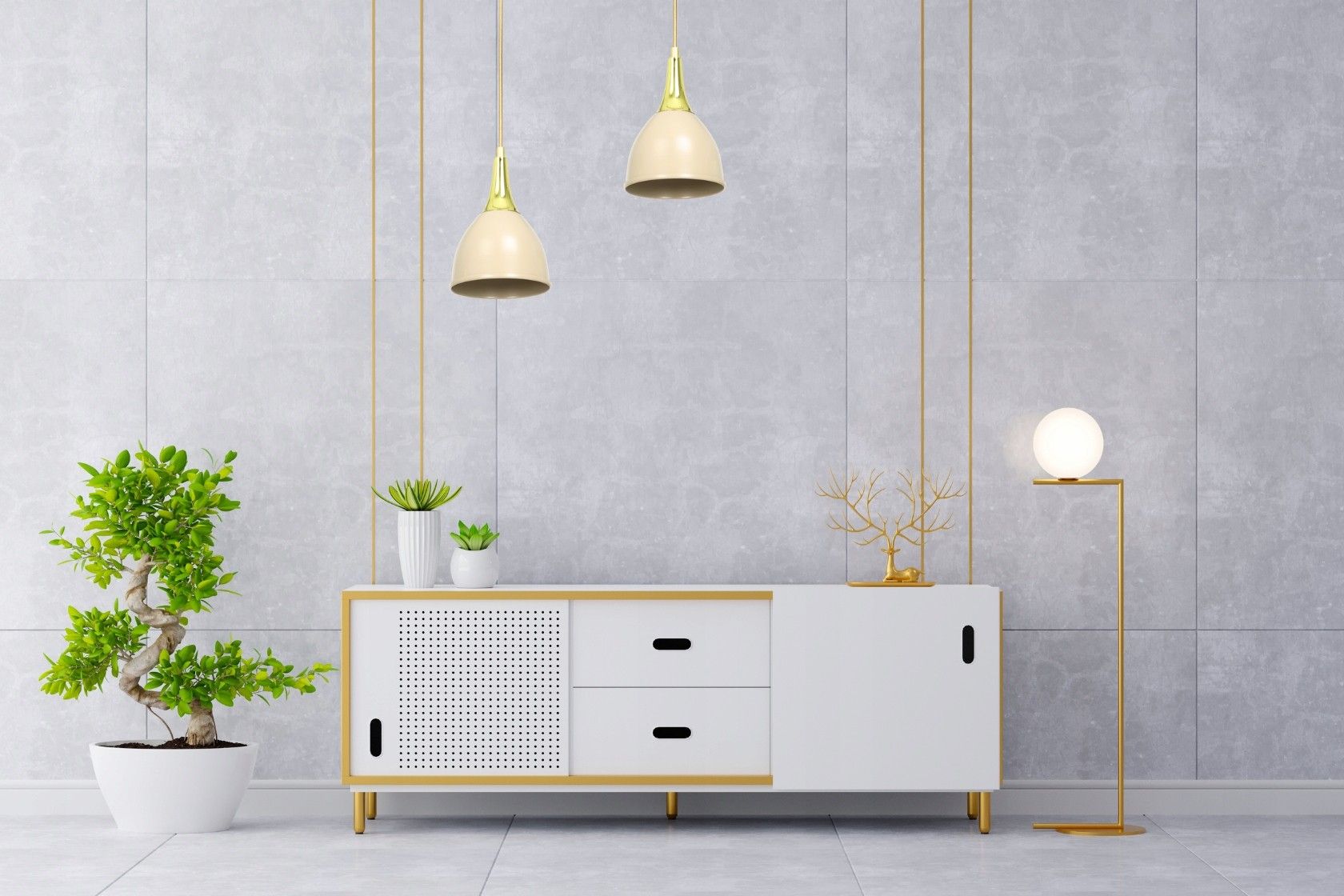 Moonlight Lampa Sufitowa Kolekcja LUMEN LOFT 3-punktowa złota (S008 ...