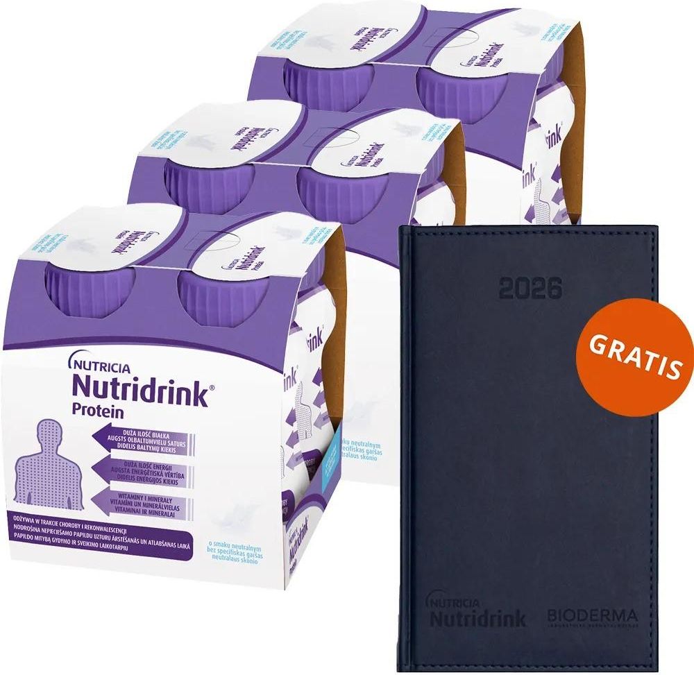 Nutridrink Protein preparat odżywczy smak neutralny 12x125 - Opinie i ...