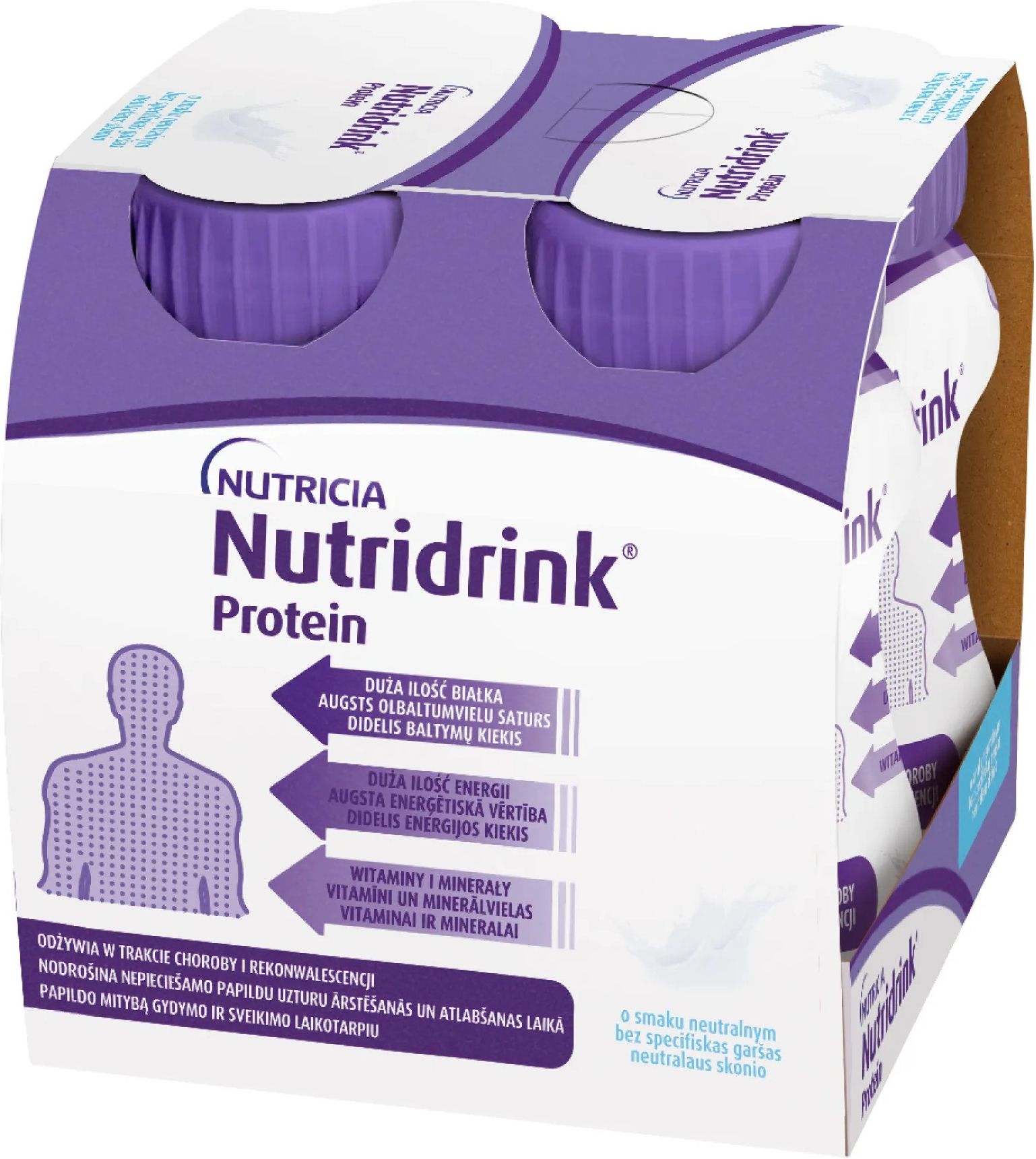 Nutridrink Protein preparat odżywczy smak neutralny 12x125 - Opinie i ...