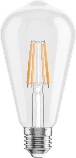 Mexen Żarówka filament LED E27 ST64 6W Ciepła 2200K 720lm Clear L152-E27-0622-00x03 - Opinie i ...