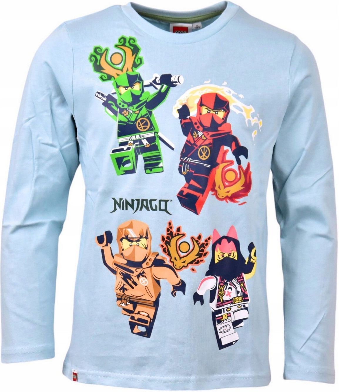 Lego Ninjago Battle Blue koszulka z długim rękawem dla dzieci 8 lat 128 ...