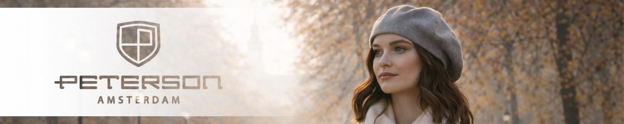 Beret damski Peterson stylowy jesienny ciepły zimowy modny - Ceny i ...