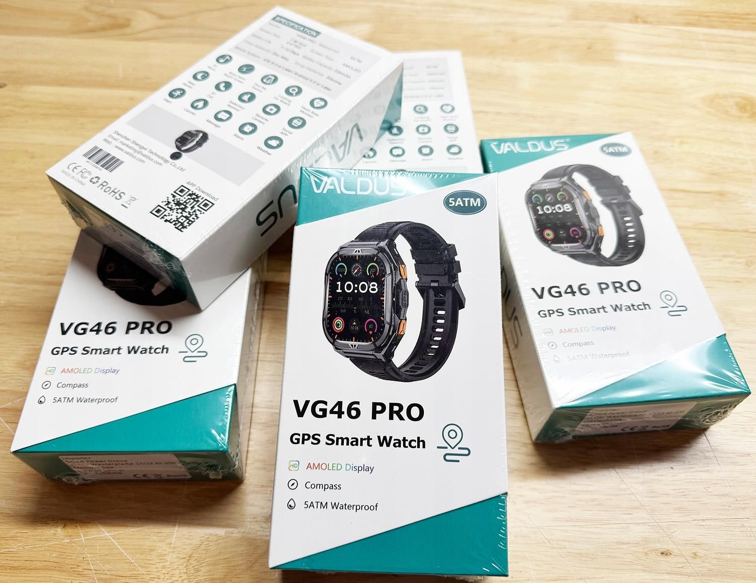 Smartwatch GPS Valdus-Wenom VG46 Pro Multifunkcyjny, wodoodporny ...