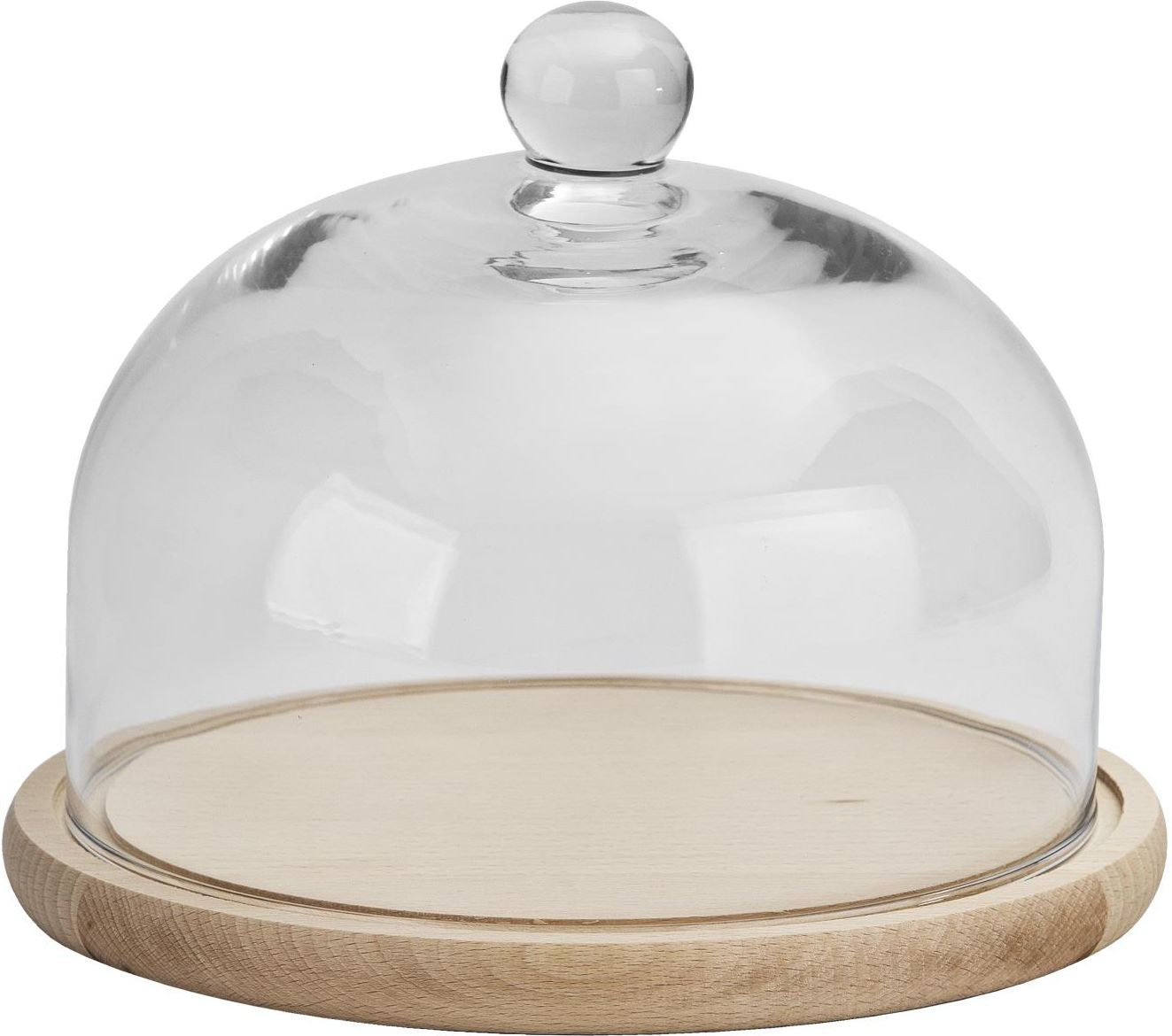 Sigma Glass Deska Z Kloszem drewniana 22,5cm (334600) - Opinie i ...