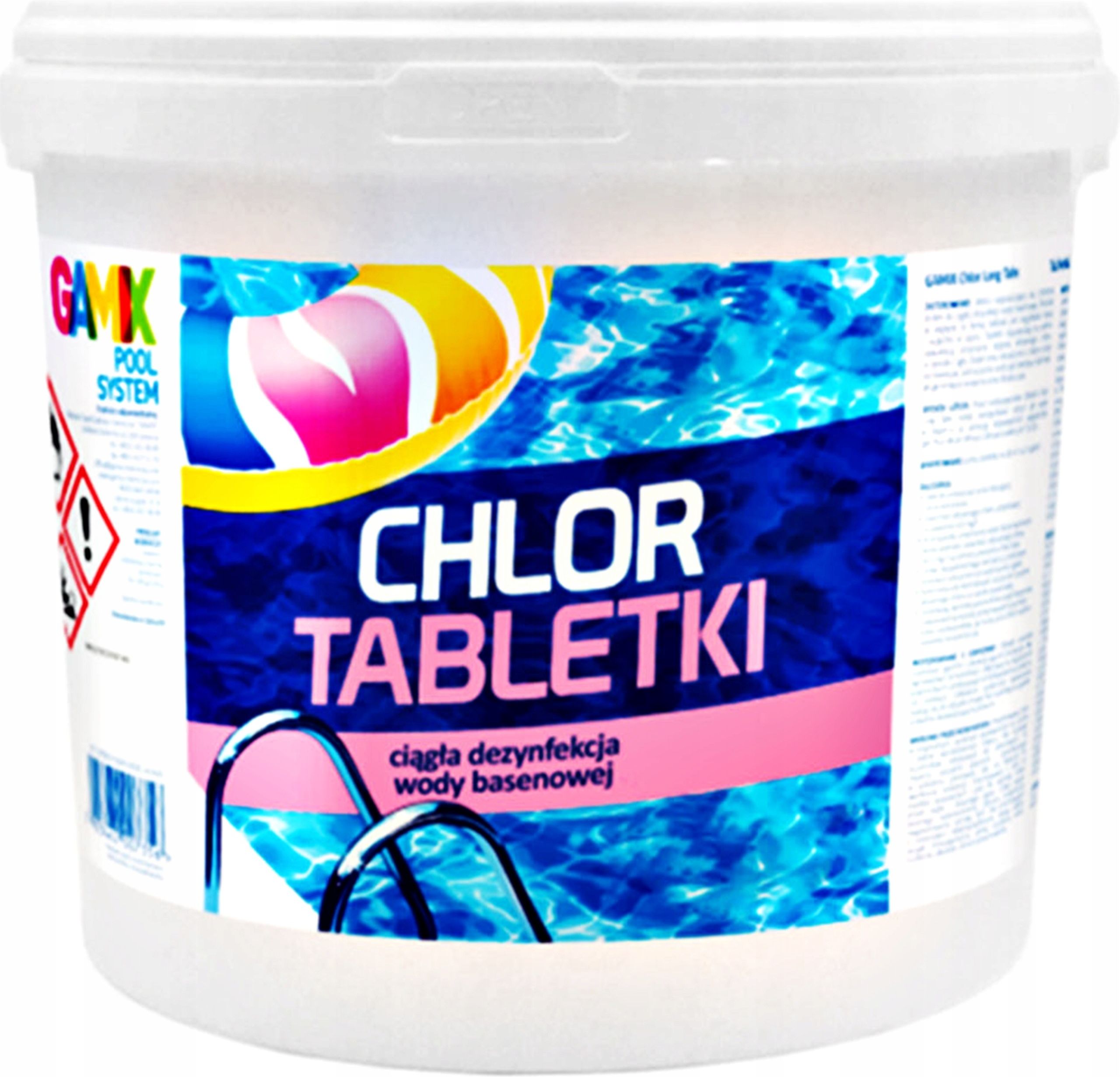 Gamix Chlor Tabletki Do Basenu Chemia Basenowa 3Kg Long Maxi Tabs 200G ...
