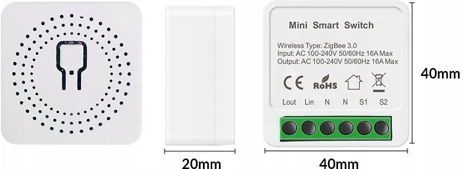 System domotyki Pcblab.Io Przekaźnik Gniazdko Włącznik 10A Zigbee Tuya ...