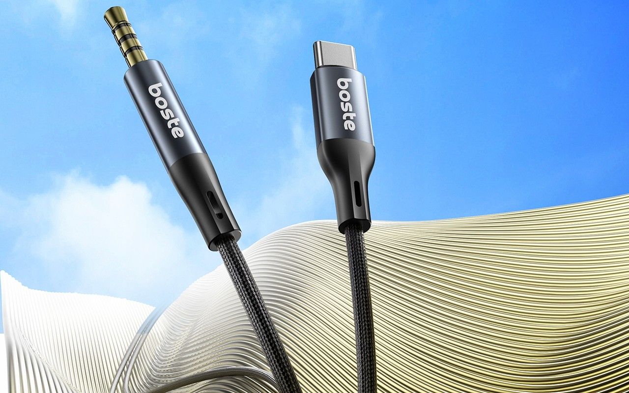 Boste Kabel Adapter Przejściówka Audio Usb C Do Mini Jack 3 5Mm Aux 1M ...