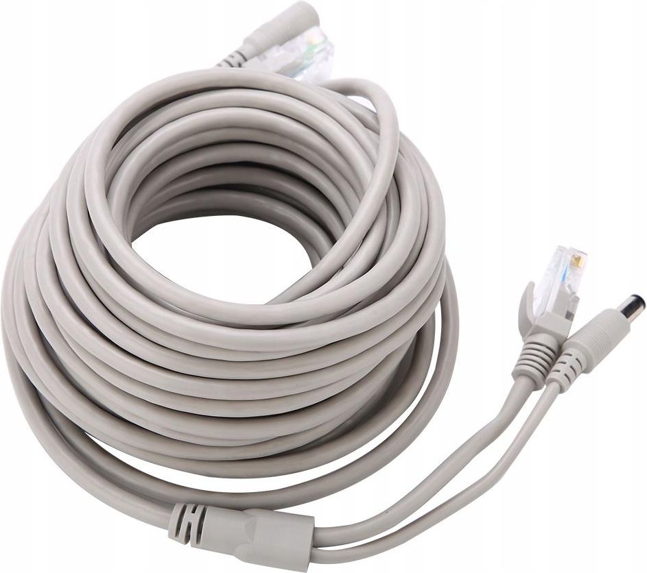 15M Rj45 Dc Ethernet Kabel Cctv Do Kamer Ip System Nvr 10Mbps100Mbps ...