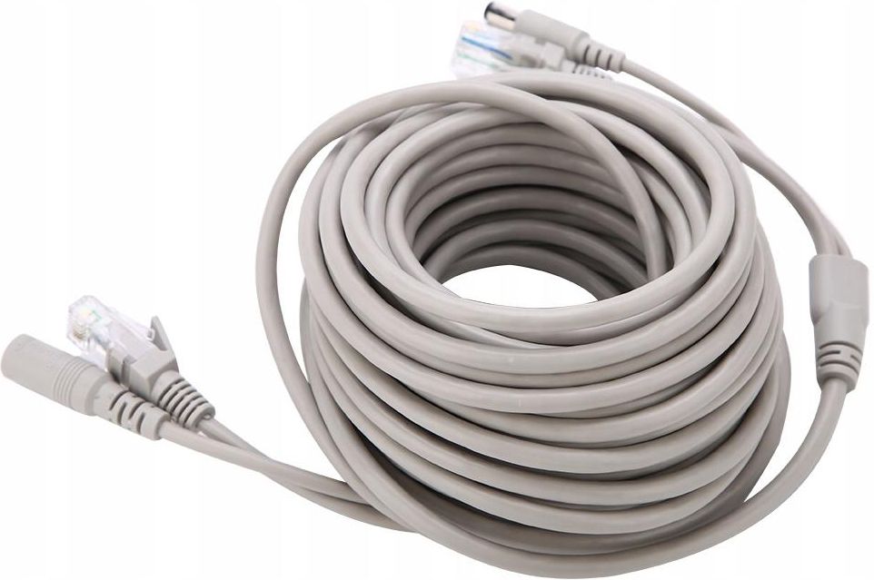 15M Rj45 Dc Ethernet Kabel Cctv Do Kamer Ip System Nvr 10Mbps100Mbps ...