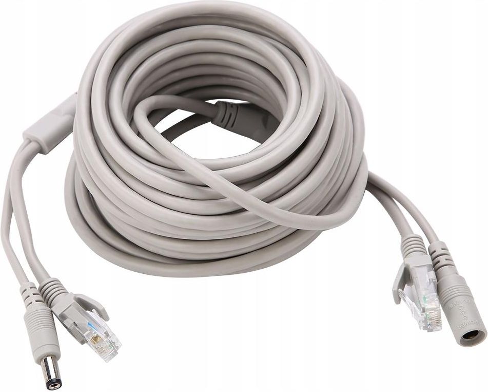 15M Rj45 Dc Ethernet Kabel Cctv Do Kamer Ip System Nvr 10Mbps100Mbps ...