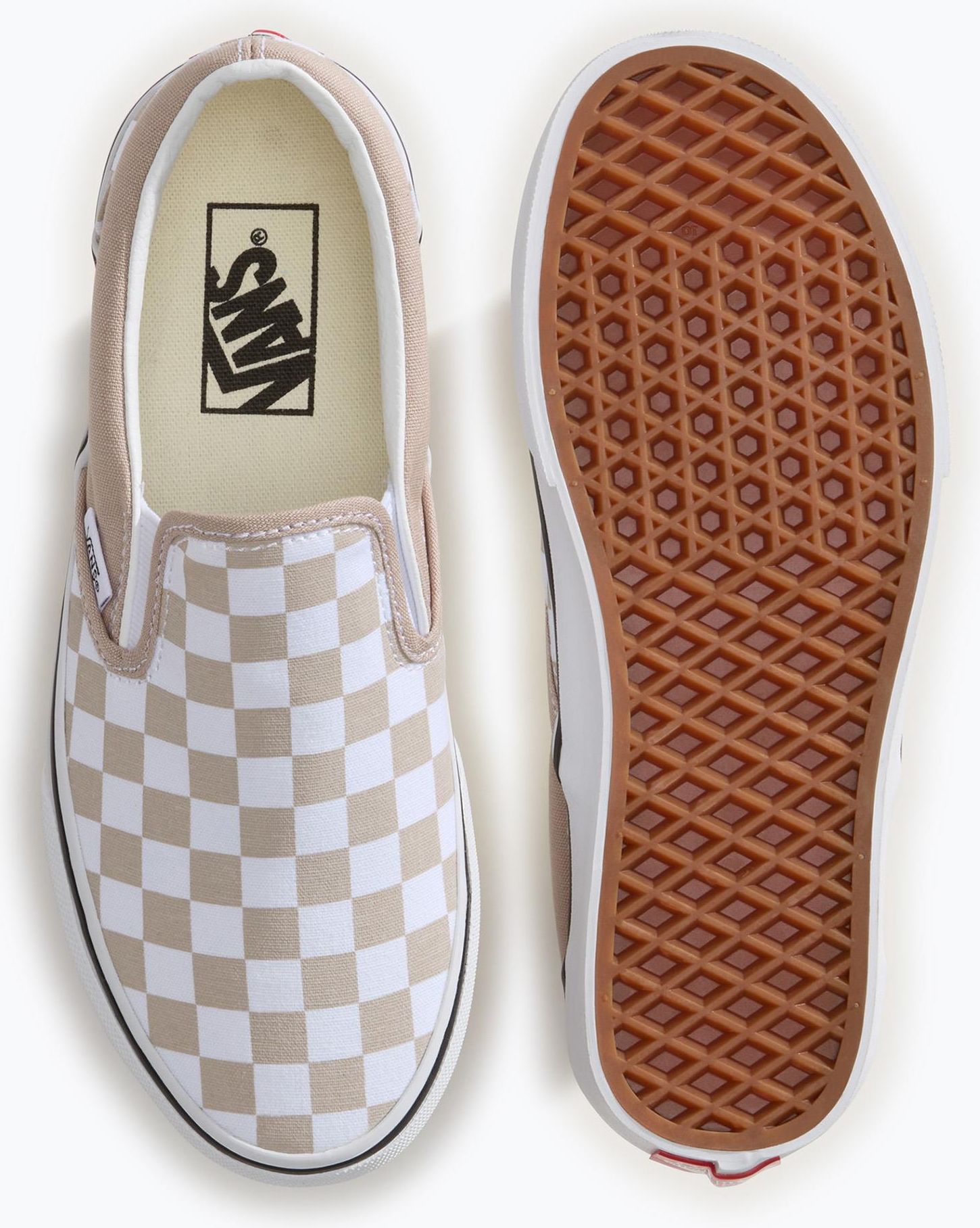 Buty Vans Ua Classic Slip-On color theory checkerboard mushroom - Ceny ...