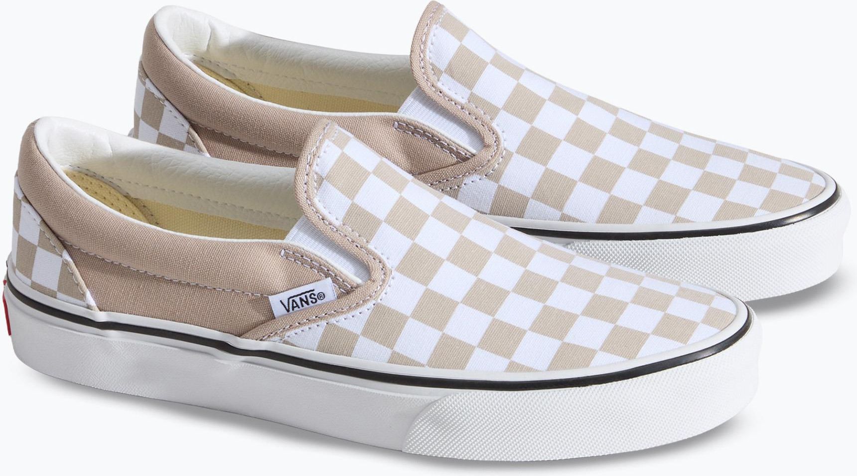 Buty Vans Ua Classic Slip-On color theory checkerboard mushroom - Ceny ...