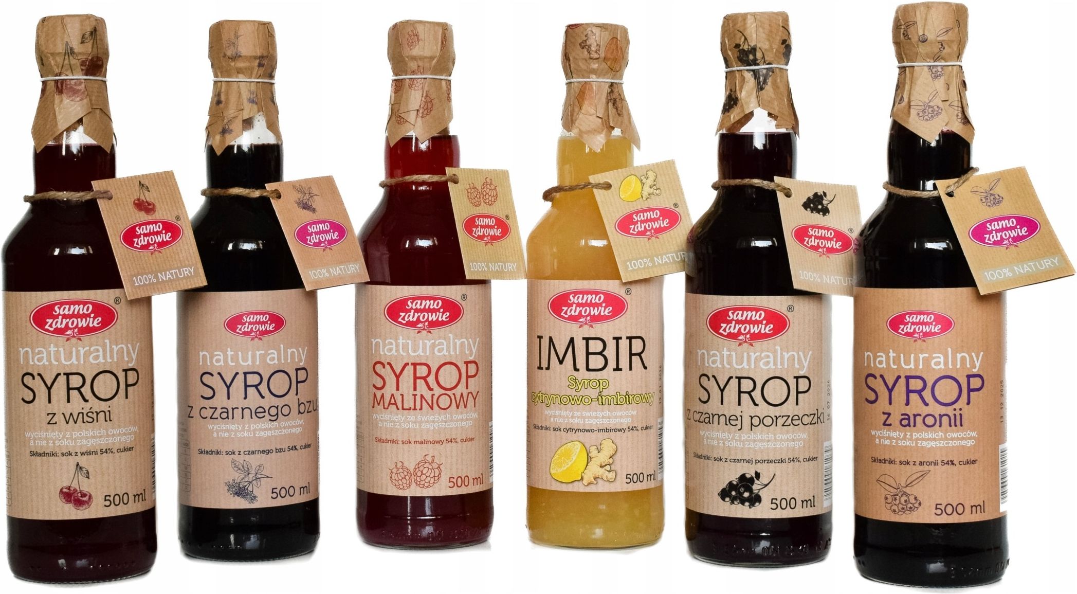 Syrop Cytrynowo Imbirowy 500ml Samo Zdrowie - Ceny i opinie - Ceneo.pl