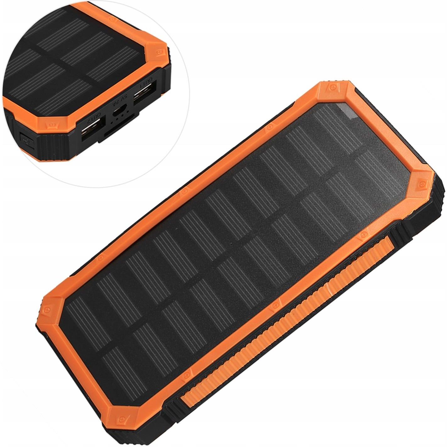 Powerbank Przenośne Power Bank Solarny 20000Mah Powerbank Podwójny ...