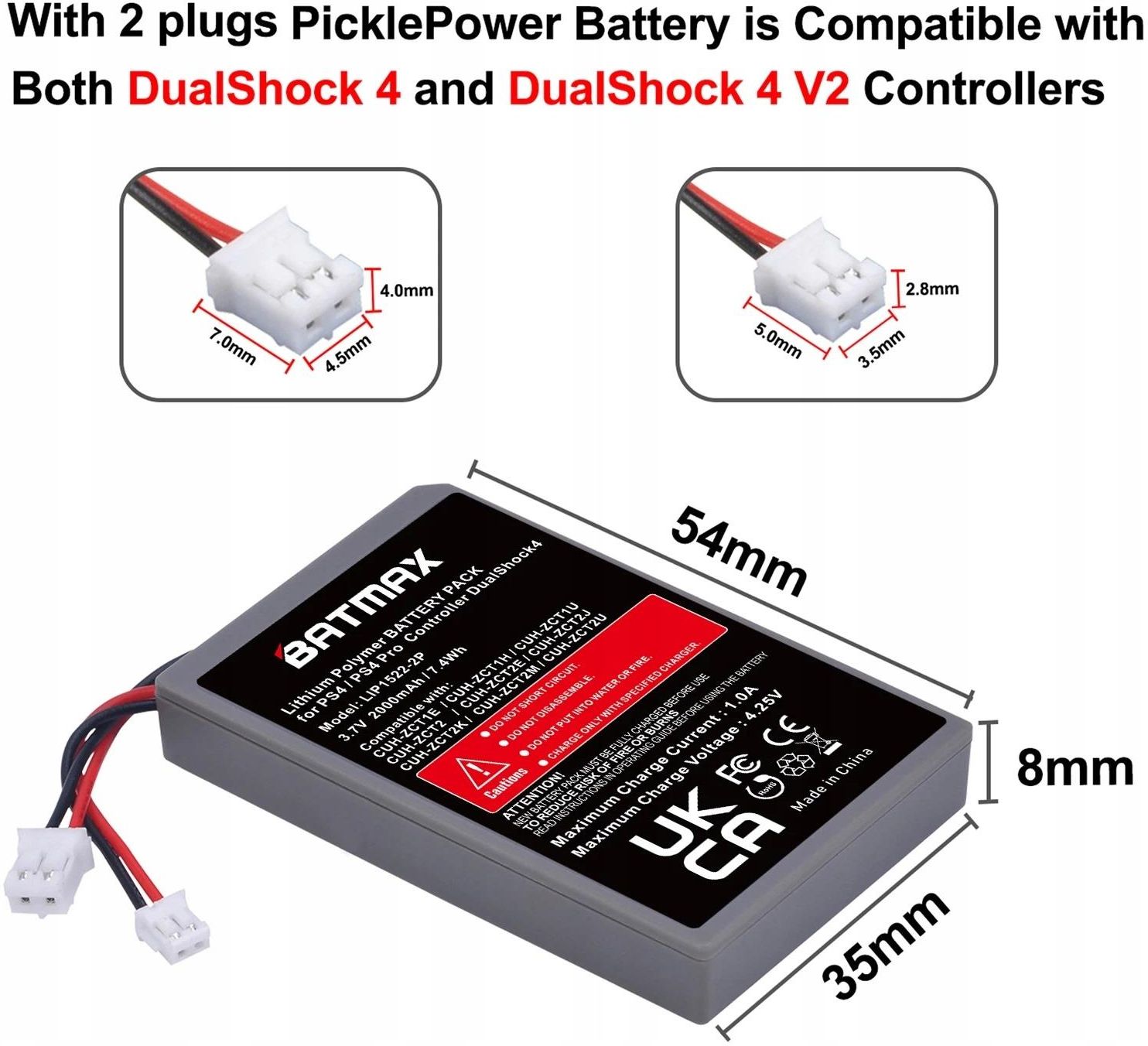 Akku 3000 Batt Akumulator Bateria Lip 1522 Lip1522 Kcr 1410 Do Pada Ps4 ...