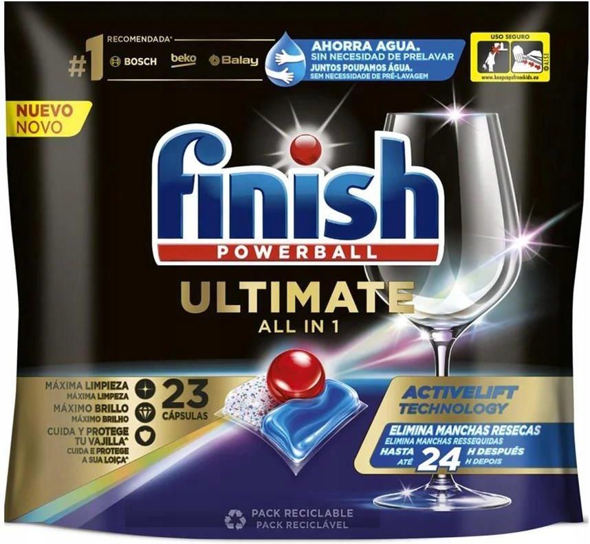 Finish Powerball Quantum Kapsułki Do Zmywarki Ultimate All In One 23szt ...