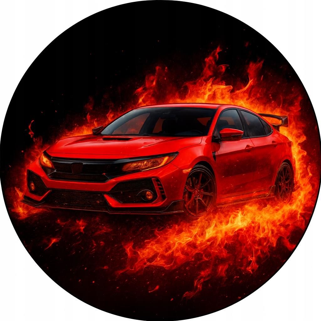 OPŁATEK NA TORT URODZINY SAMOCHÓD AUTO HONDA LOGO FURA BRYKA 18 30 40 ...