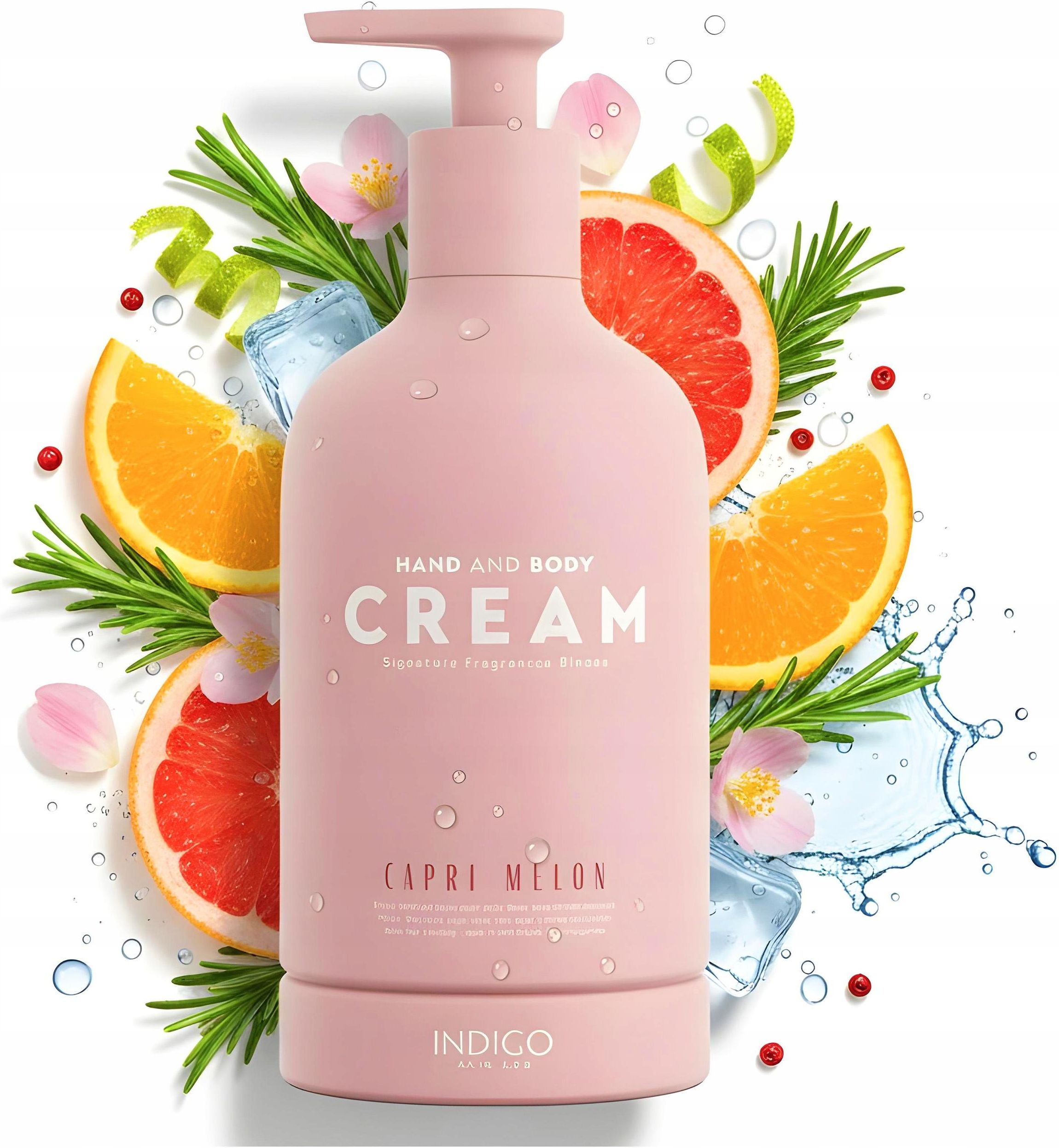 Indigo Krem Do Rąk I Ciała Capri Melon Zapach Cytrusów Jaśminu 370Ml ...