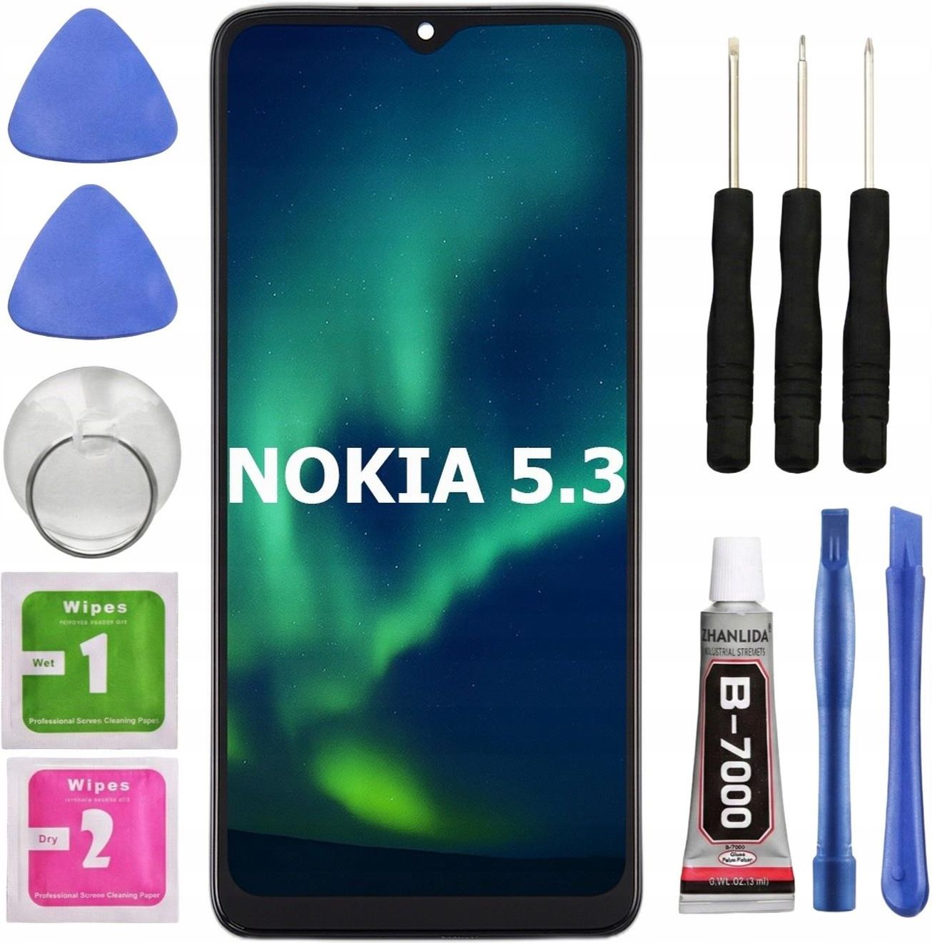 Podzespoły do telefonu Wyswietlacze Pl Wyświetlacz Dotyk Do Nokia 5.3 ...
