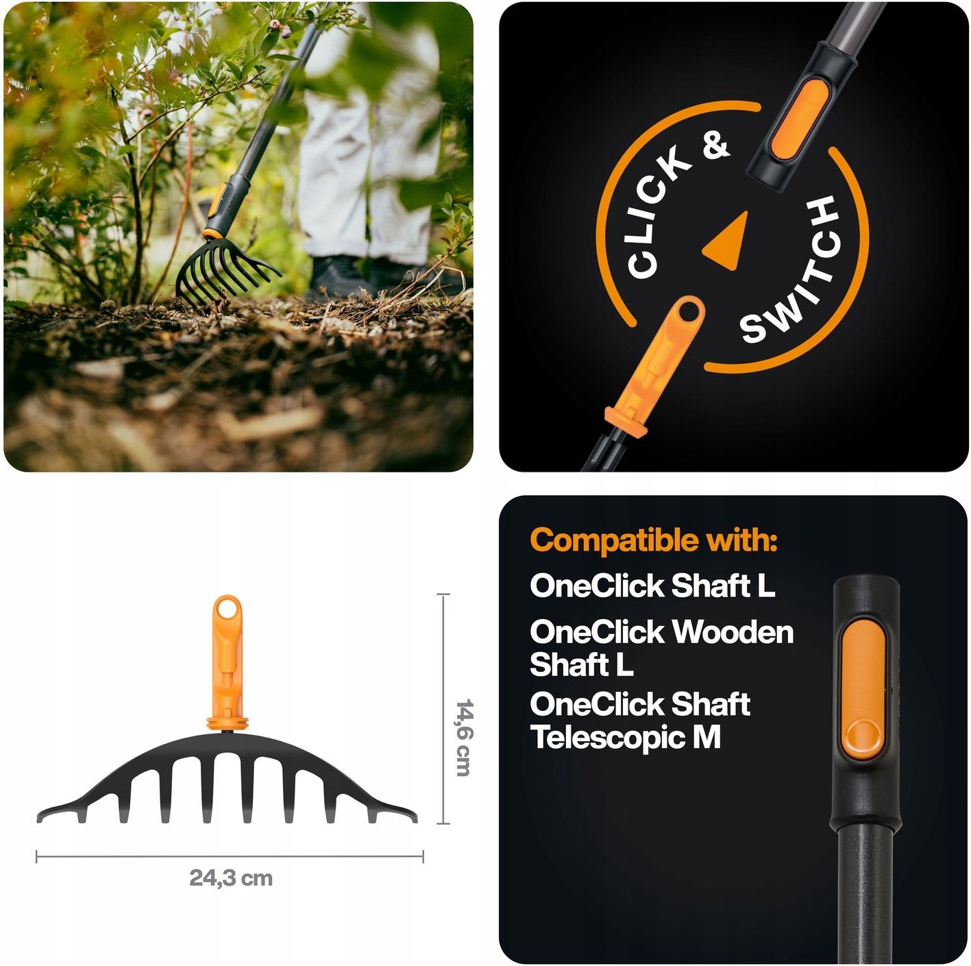 Fiskars OneClick Grabie do róż (1080676) - Ceny i opinie - Ceneo.pl
