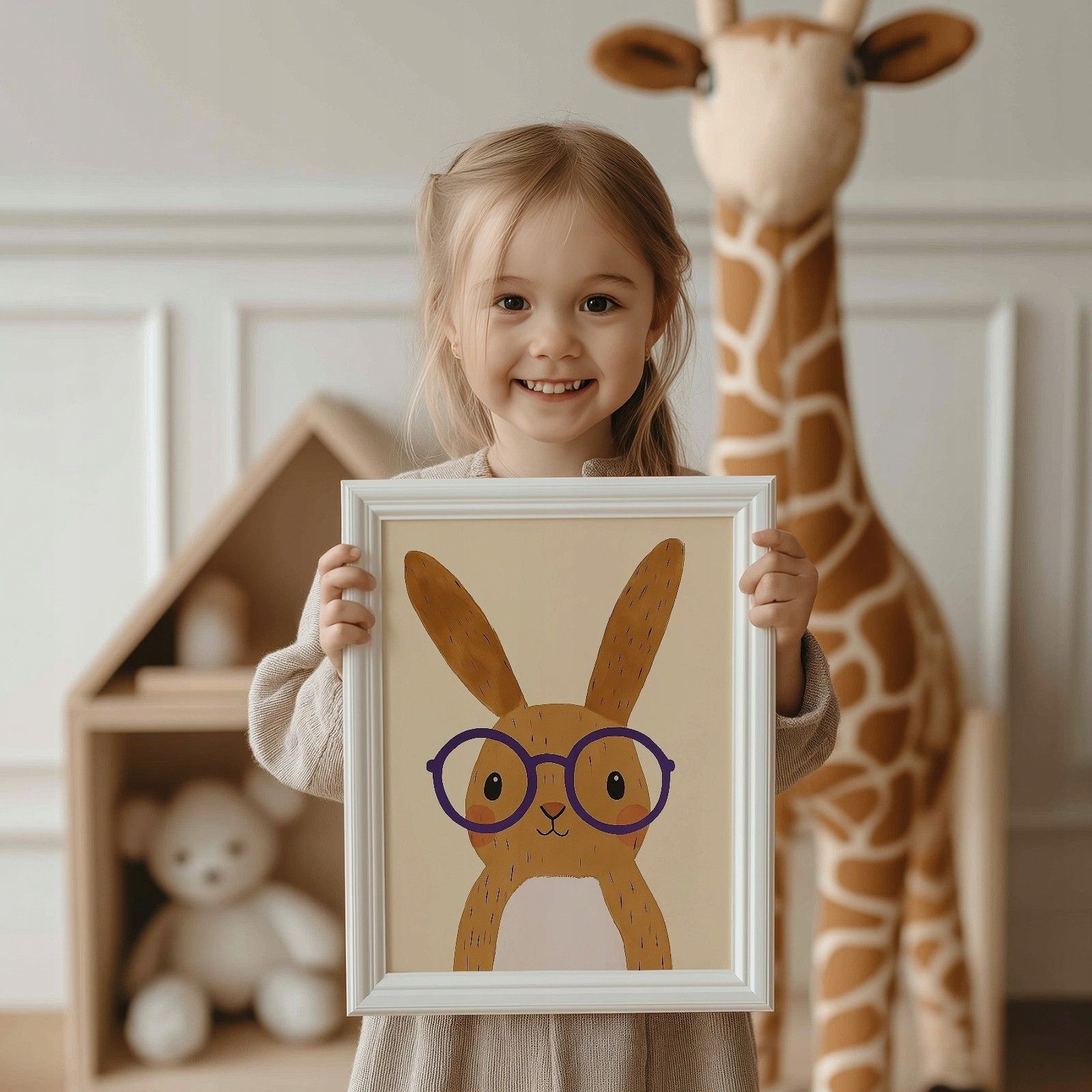 Plakat Królik 50x70cm Do Pokoju Dziecka - Opinie i atrakcyjne ceny na ...