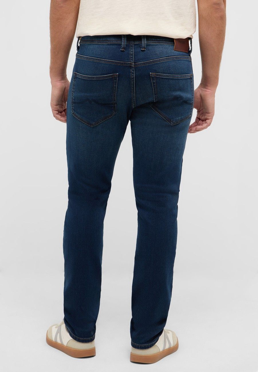 Męskie Spodnie jeansowe Mustang Style Oregon Slim K Denim Blue 1017431 ...