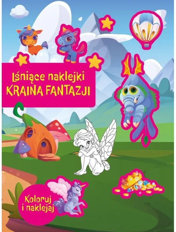 Produkt z Outletu: Cuberdon Books Lśniące Naklejki. Kraina Fantazji ...
