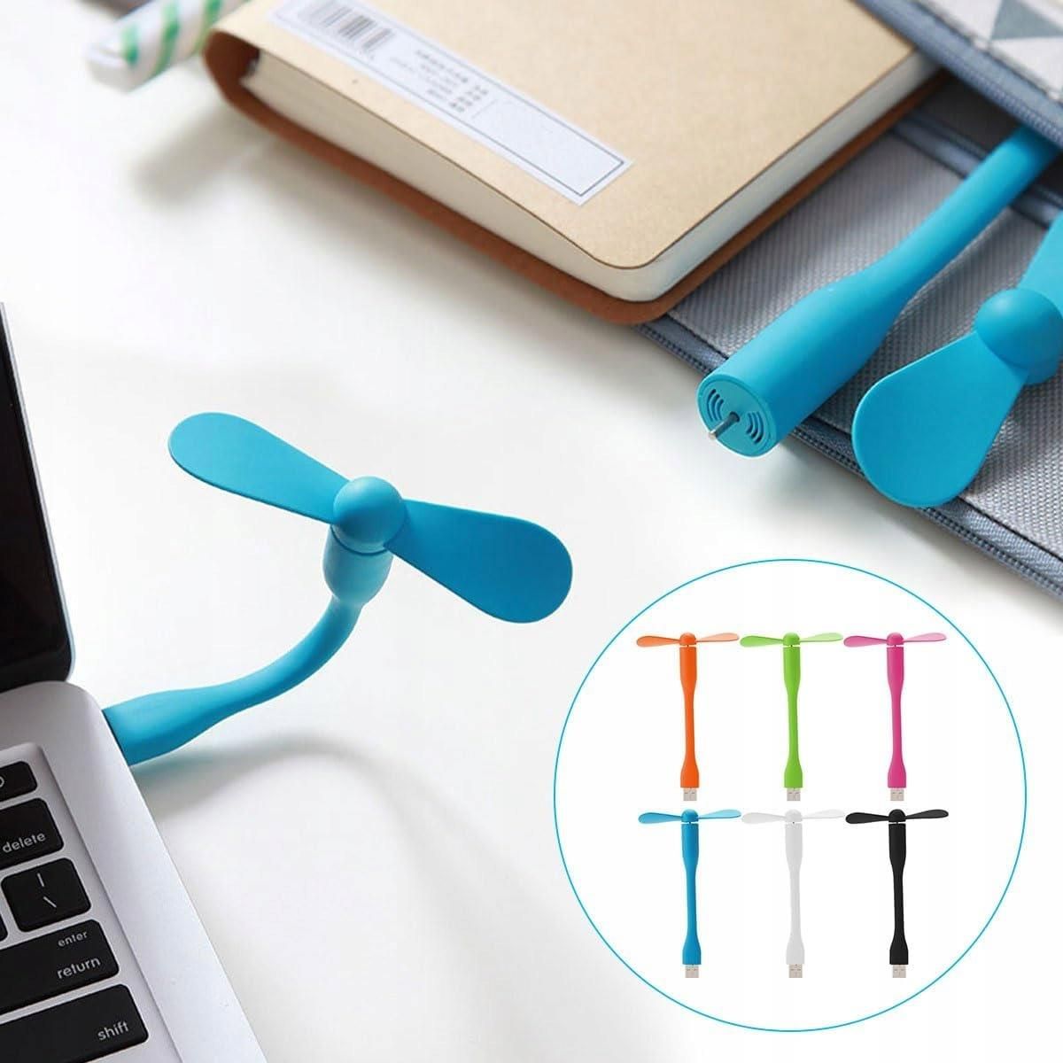 Wentylator przenośny Mini Wentylator USB Elastyczny 90mm 6 szt Do ...