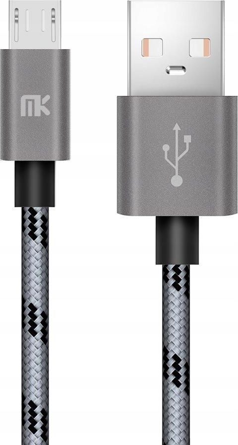 Mk Kabel Ładowarka Usb Micro Usb Przewód 2 Metry Z Oplotem Nylonowym ...