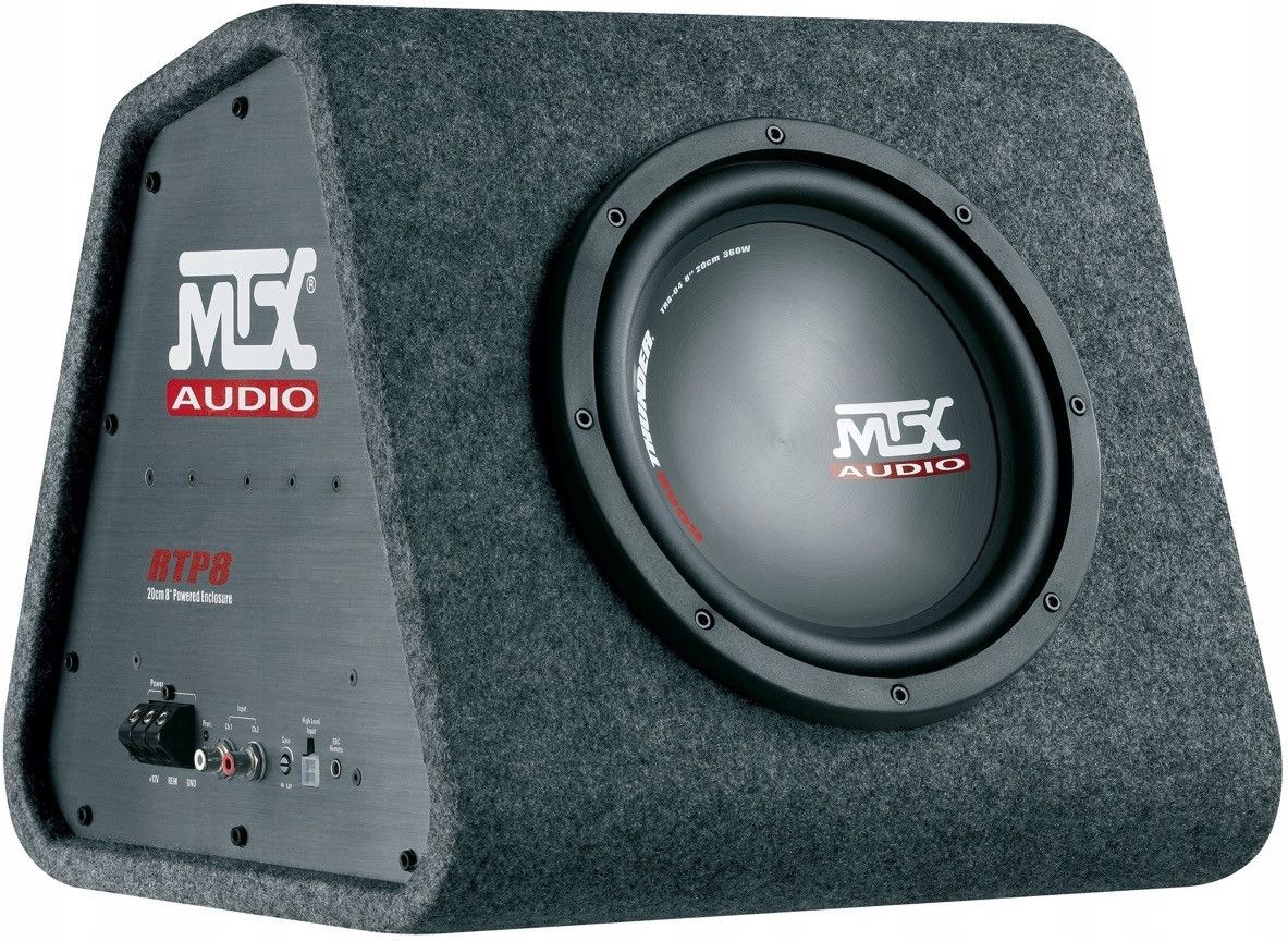 Mtx Subwoofer aktywny skrzynia basowa RTP8 20cm 360W Pilot w zestawie ...