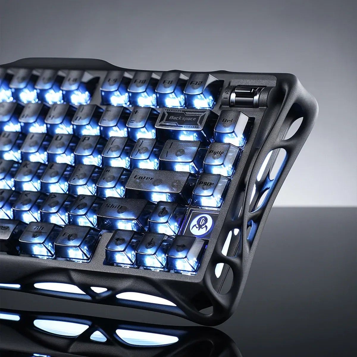 GravaStar - Mercury K1 Stealth Black Wireless Mechanical Keyboard ...