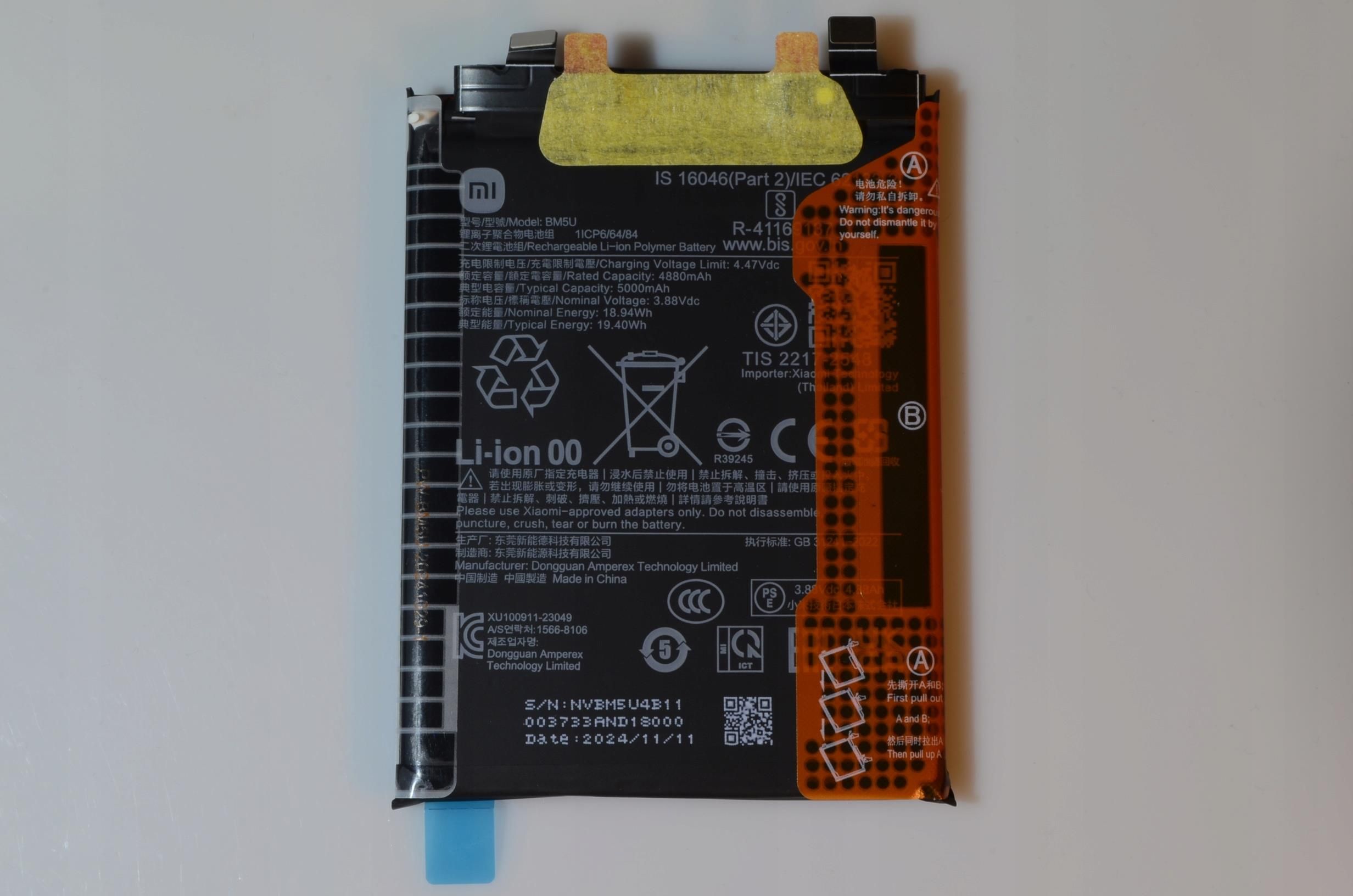 Bateria Xiaomi Bateria Redmi Note 13 Pro Plus 5G Bm5U 5000Mah - Opinie ...