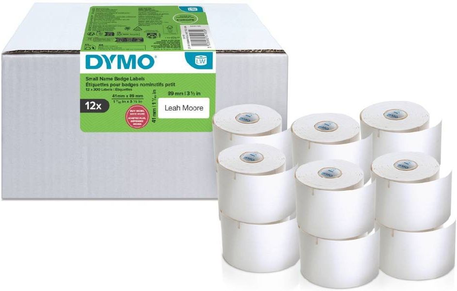Taśma barwiąca Etykiety DYMO LW-11356 2234183 41 x 89 mm 300 szt ...