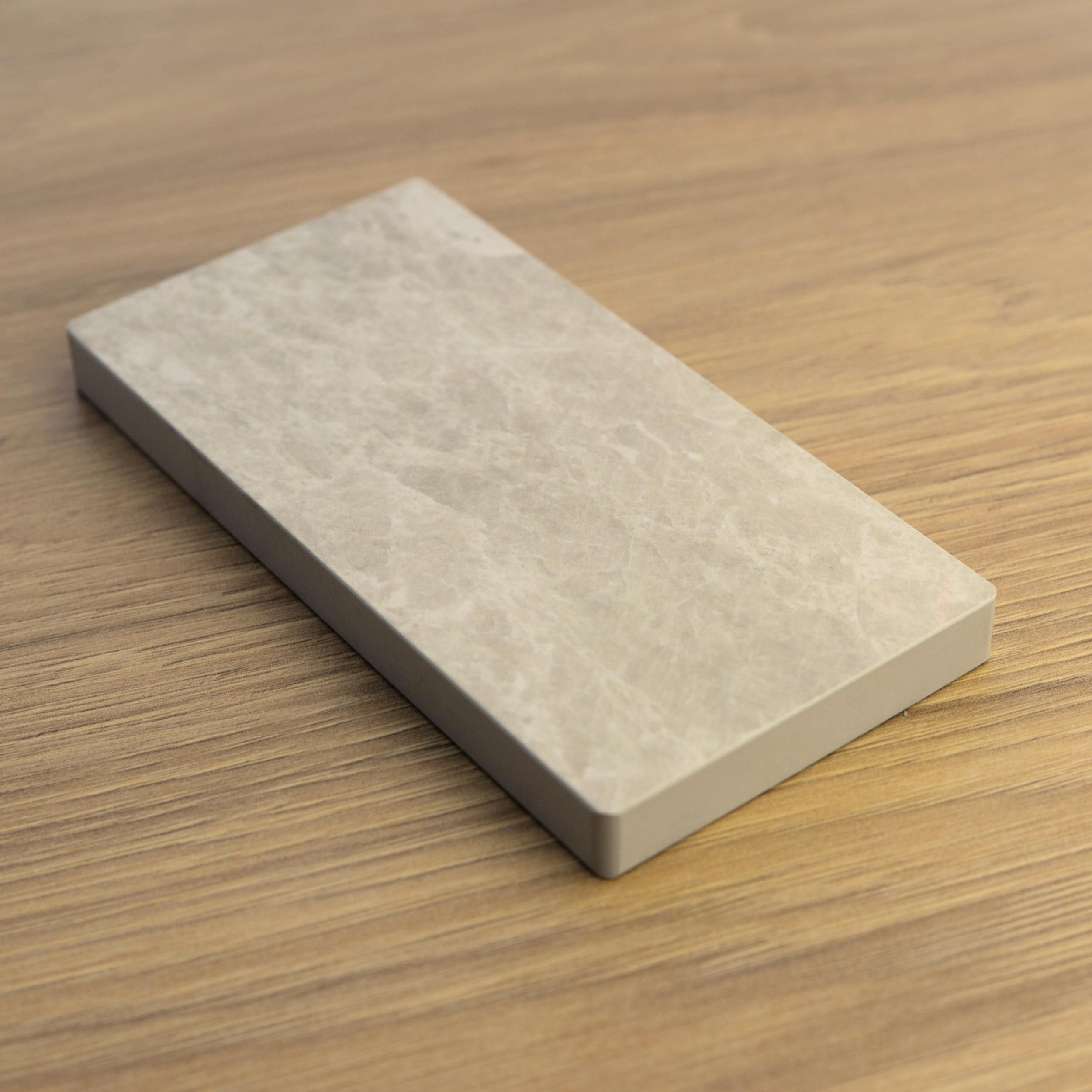 KOLM Blat łazienkowy HPL do szafki 60cm 60,5×50cm Cream Navona (K367PH ...