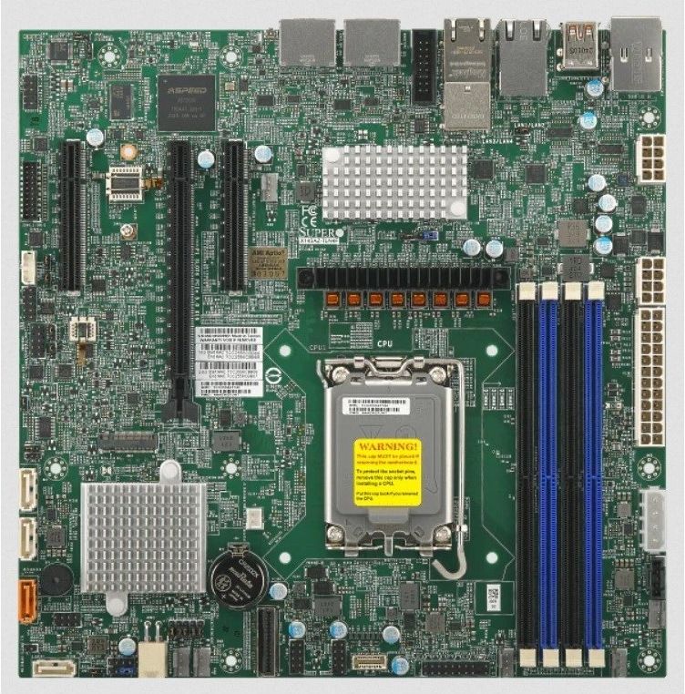 Supermicro Płyta główna Micro Atx z procesorem Intel Core Ultra 24 ...