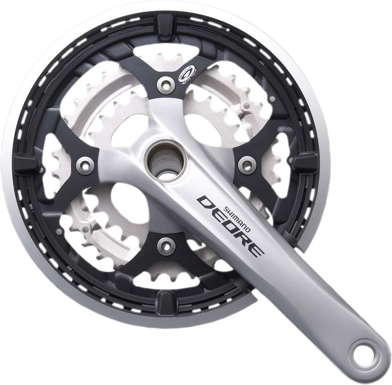 Shimano Mechanizm Korbowy Deore Fc-M591 (Srebrny, 48X36X26T / Ramiona 175Mm /Osłona) - Ceny i ...