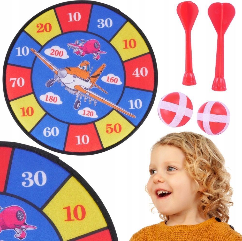 Dart Gra Na Rzepy Tarcza Bezpieczne Rzutki Lotki Zręcznościowa Dla ...