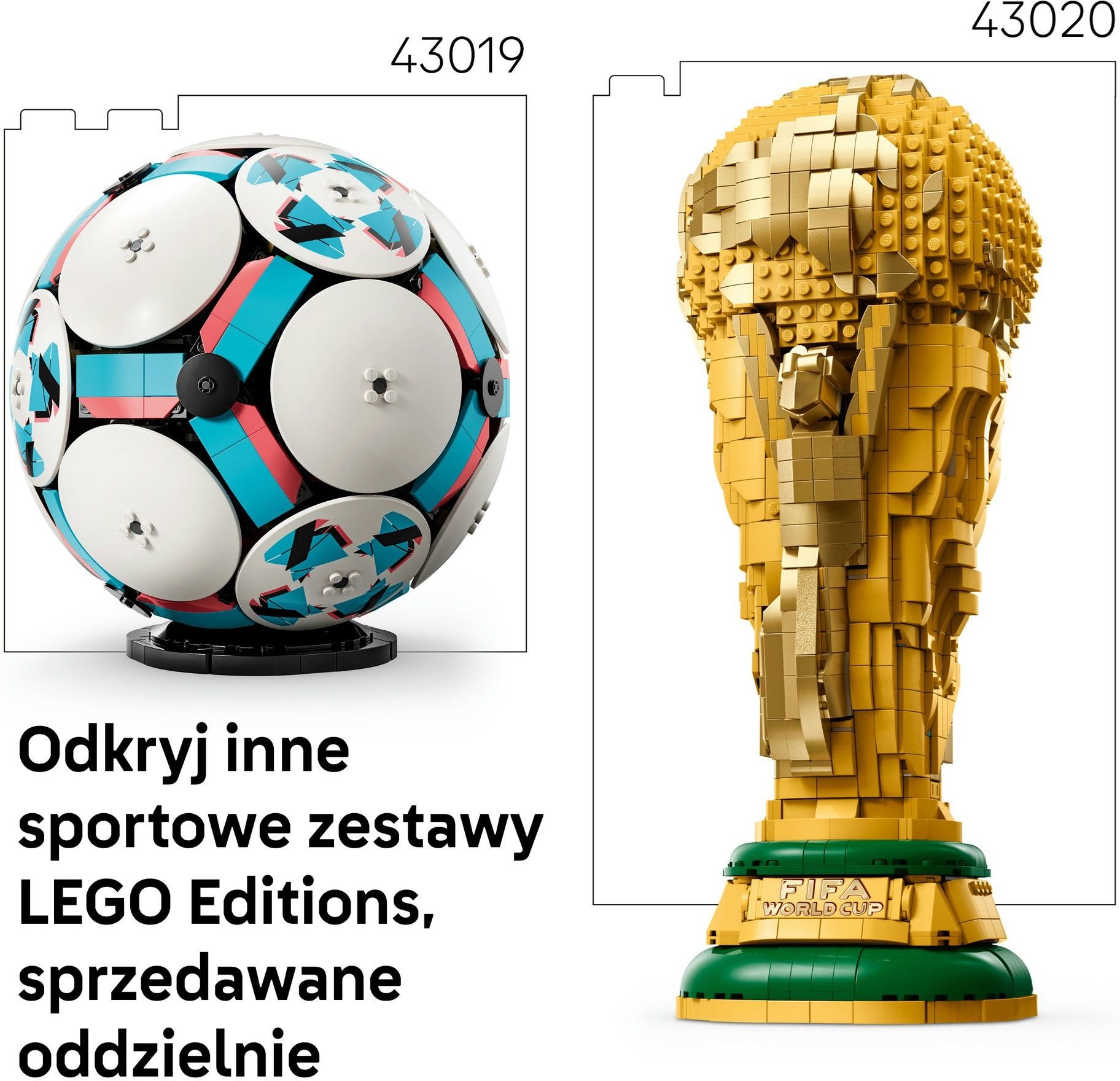 LEGO Editions Football 43032 Oficjalne logo FIFA World Cup 2026 - Ceny ...