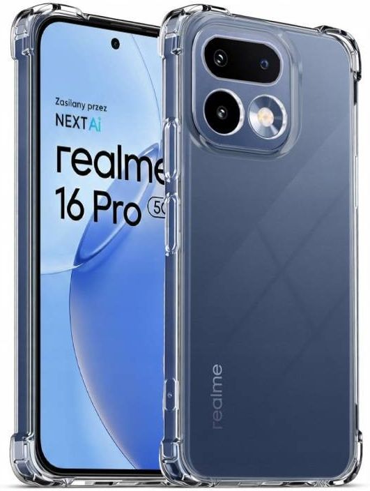 Spotgsm Etui Bezbarwne Do Realme 16 Pro 5G Anti-Shock Clear Wzmacniane ...