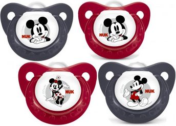 Nuk Smoczek Uspokajający 2 Myszka Miki 6-18M 735702 Szary / Myszka - Ceny i opinie - Ceneo.pl