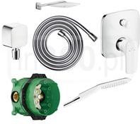 Zestaw prysznicowy Hansgrohe PuraVida z głowicą 40cm 27437000+15445000 ...