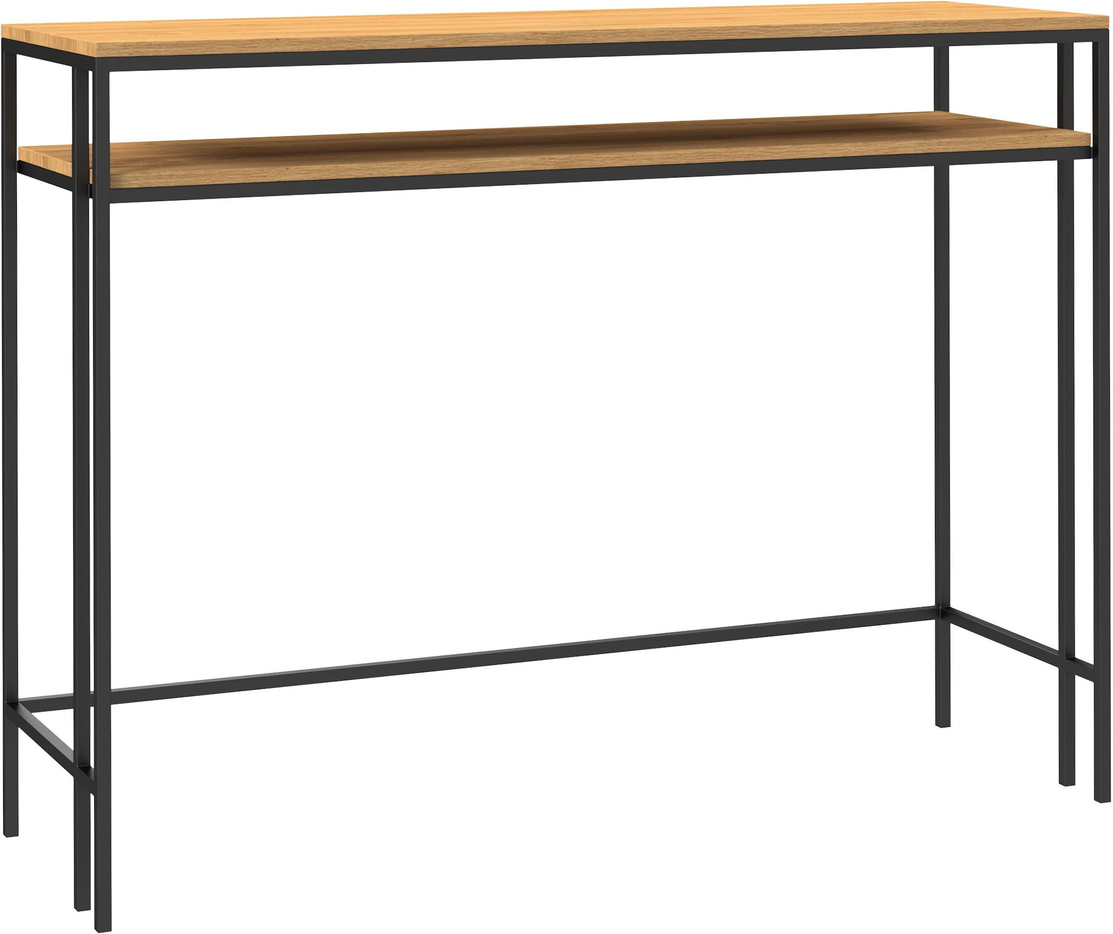 Konsola regałowa z drewna litego Dąb Olcha Jesion Emra Wood Design SKD ...